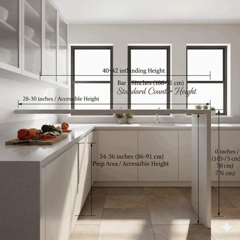 Optimal Kitchen Counter Heights in 2025 | Guide for Every Home